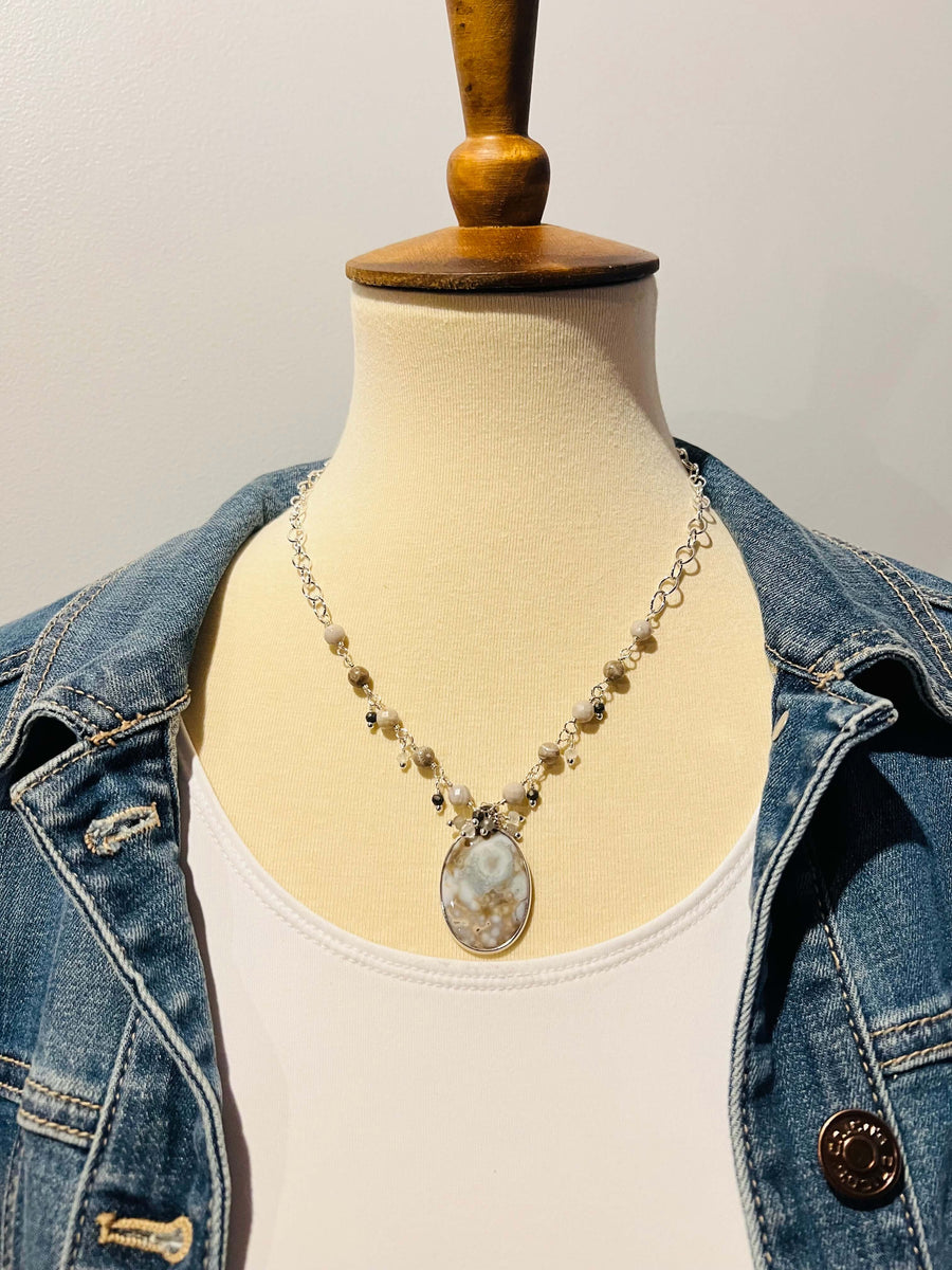 Tidal Pools Necklace | Unique Stone Jewelry | Terra Bella Jewelry